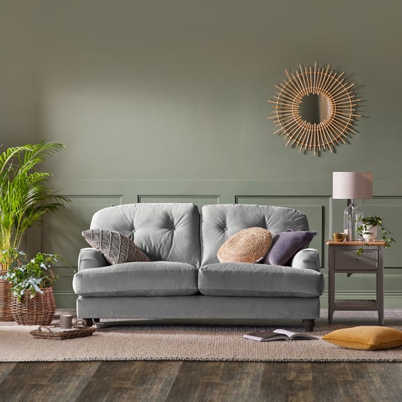 Martha Vintage Velvet 2 Seater Sofa by Dunelm | ufurnish.com