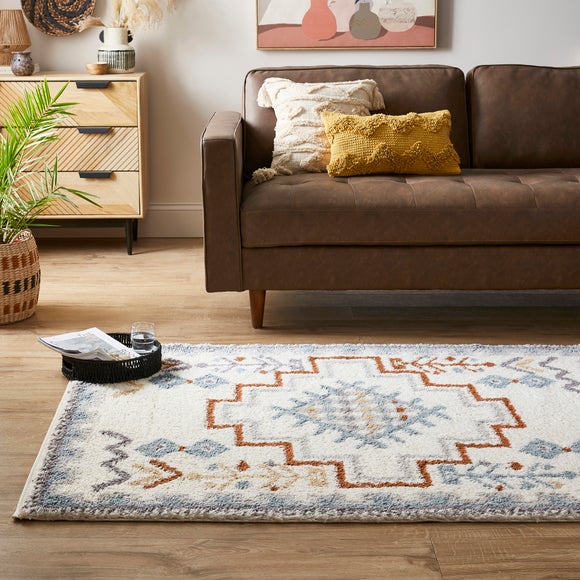 Cosy Shaggy Modern Berber Rug by Dunelm | ufurnish.com