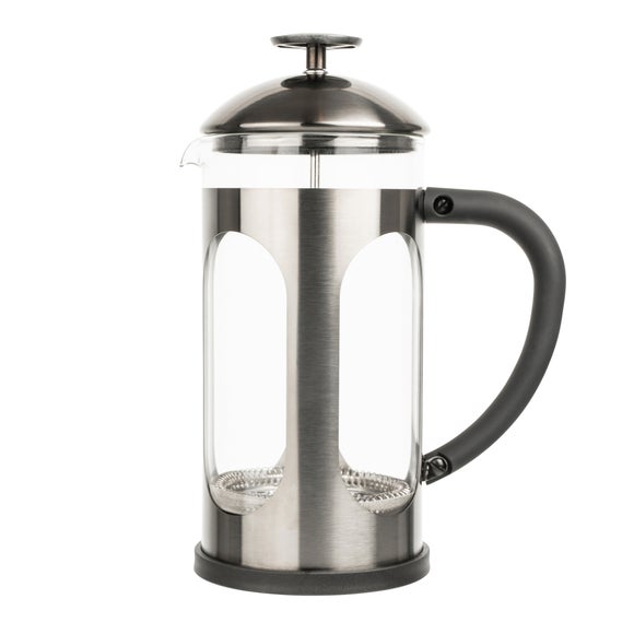 Siip Infuso Stainless Steel Glass 8 Cup Cafetiere by Dunelm | ufurnish.com