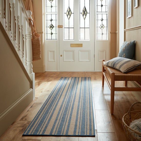 Churchgate Drayton Striped Jute Runner by Dunelm | ufurnish.com