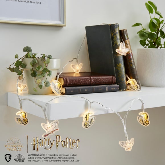 Harry Potter Hedwig & Snitch LED String Lights by Dunelm | ufurnish.com