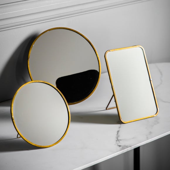 Mitchell Rectangle Free Standing Dressing Table Mirror by Dunelm ...