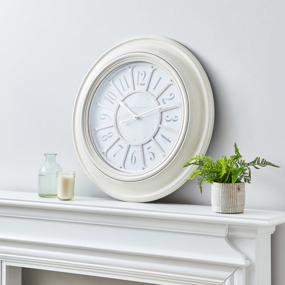 Classic Cream Wall Clock by Dunelm | ufurnish.com