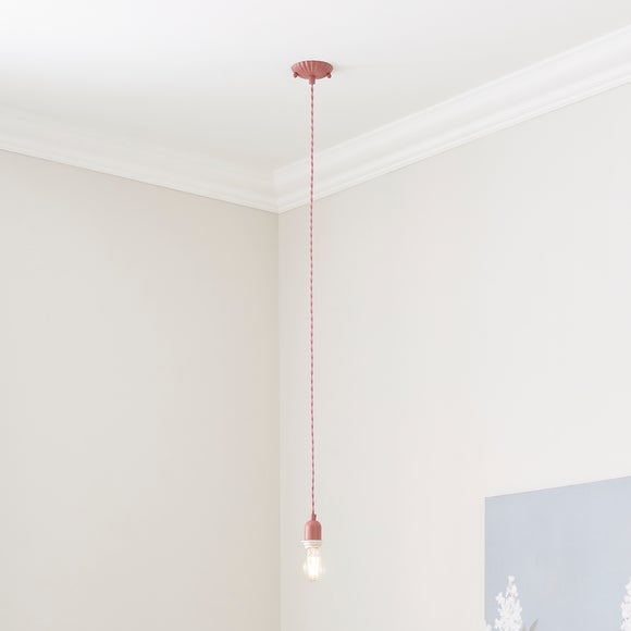 Scalloped Adjustable Flex Ceiling Light Cable by Dunelm | ufurnish.com
