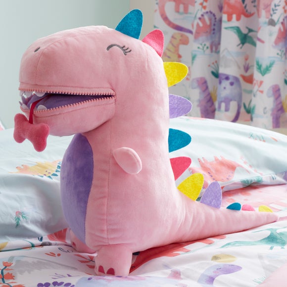 Pink Dinosaur Plush by Dunelm | ufurnish.com