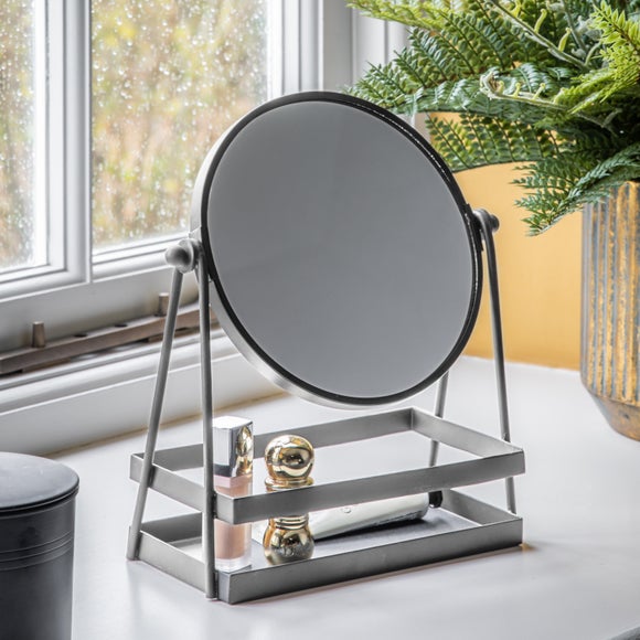 Jonah Dressing Table Mirror with Tray by Dunelm | ufurnish.com