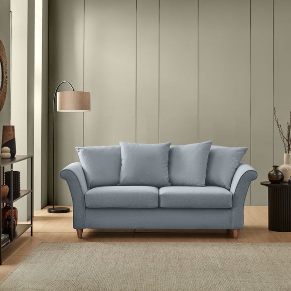 Dixie 3 Seater Sofa, Soft Texture Fabric by Dunelm | ufurnish.com