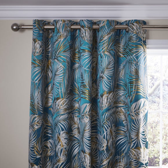 Tropical Paradise Eyelet Curtains by Dunelm | ufurnish.com