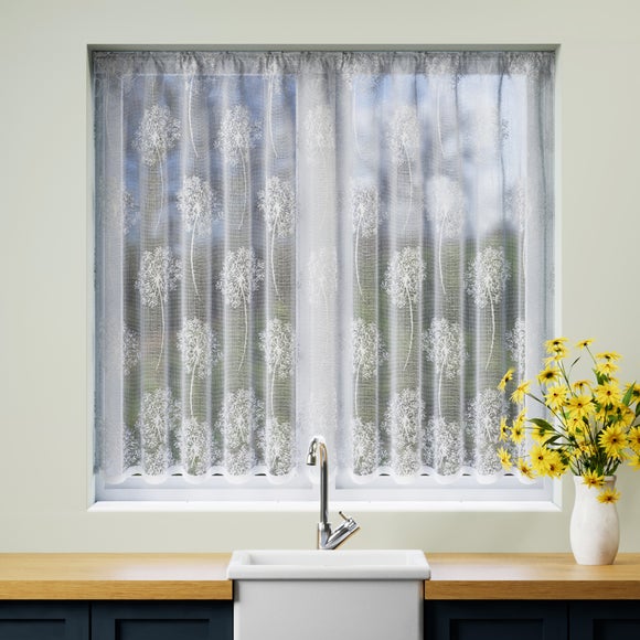 Dandelion Slot Top Net Curtain by Dunelm | ufurnish.com