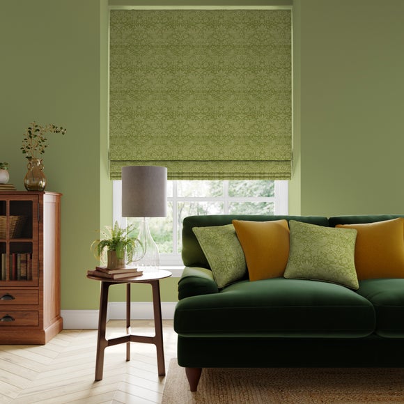 William Morris At Home Strawberry Thief Tonal Made To Measure Roman ...