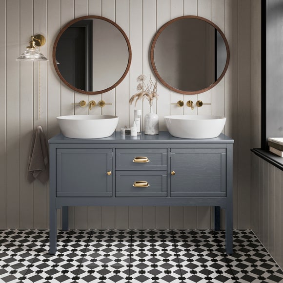 Vayda Double Vanity Unit by Dunelm | ufurnish.com
