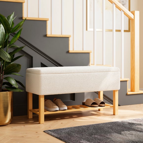 Upholstered Hallway Storage Bench by Dunelm | ufurnish.com