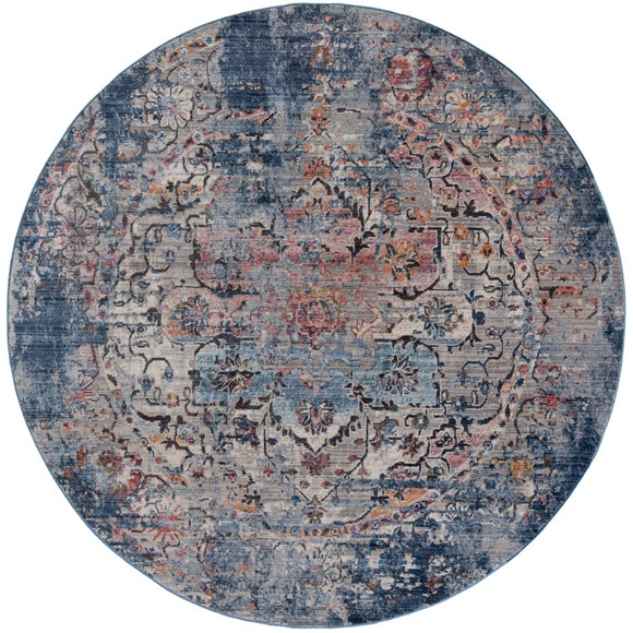 Soraya Traditional Round Rug by Dunelm | ufurnish.com