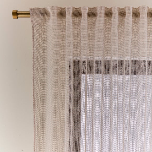 Lowen Boucle Multiway Voile Panel by Dunelm | uFurnish.com