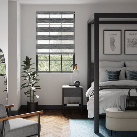 Stria Day and Night Roller Blind by Dunelm | ufurnish.com