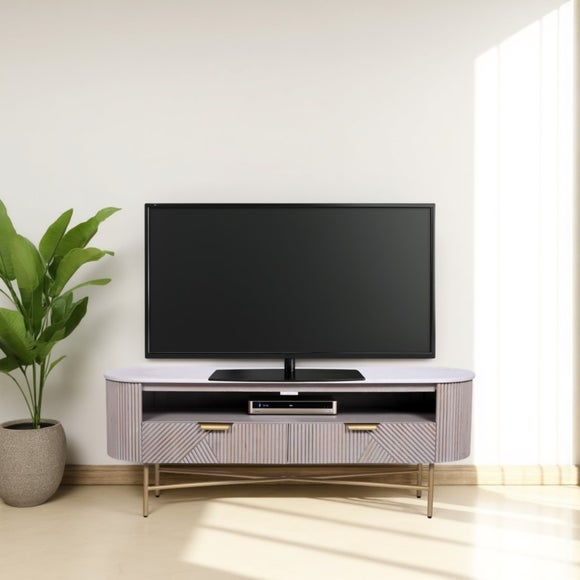 "Indus Valley Cleo Tv Unit for TVs up to 55""" by Dunelm | ufurnish.com
