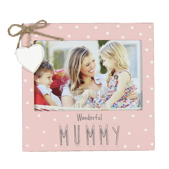 Wonderful Mummy Pink Photo Frame by Dunelm | ufurnish.com