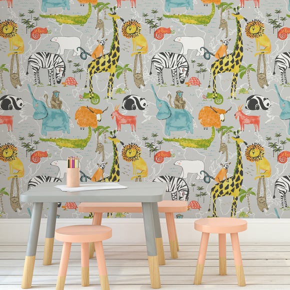 My World Wallpaper by Dunelm | ufurnish.com