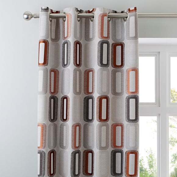 Elements Dahl Eyelet Curtains by Dunelm | uFurnish.com