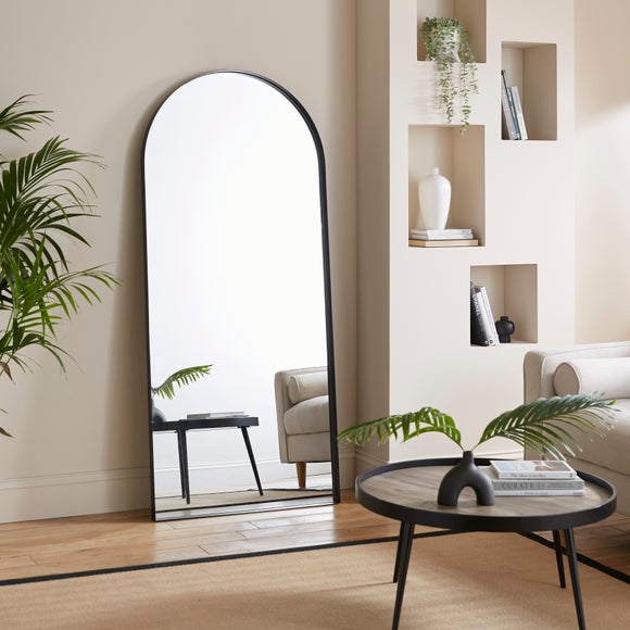 New York Arched Full Length Leaner Mirror by Dunelm | ufurnish.com
