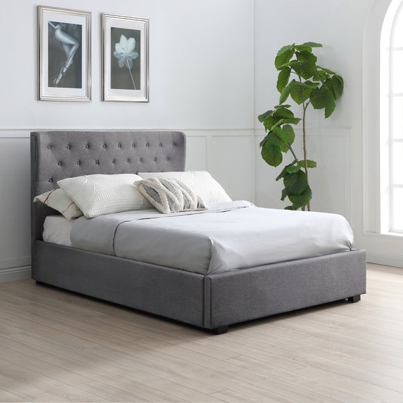 Kenzi End Lift Ottoman Bed Frame by Dunelm | ufurnish.com