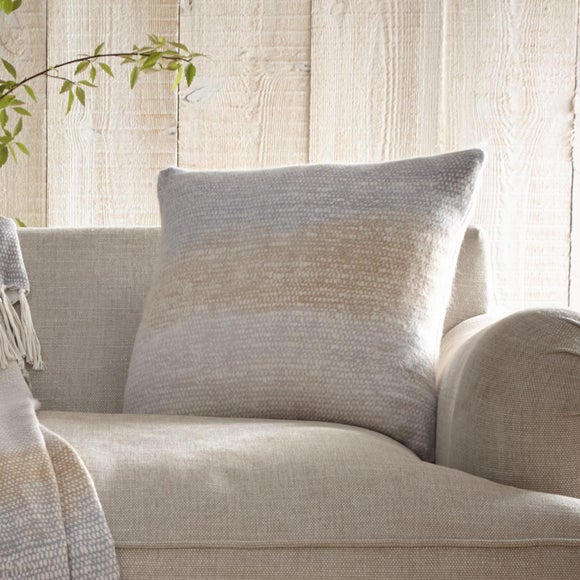Bretton Striped Square Filled Cushion by Dunelm | ufurnish.com