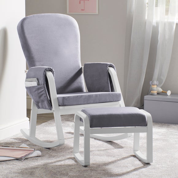 Ickle Bubba Dursley Rocking Chair & Stool by Dunelm | ufurnish.com