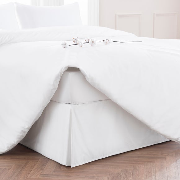 Dorma Smooth & Soft 300 Thread Count 100% Cotton Sateen Valance Sheet ...