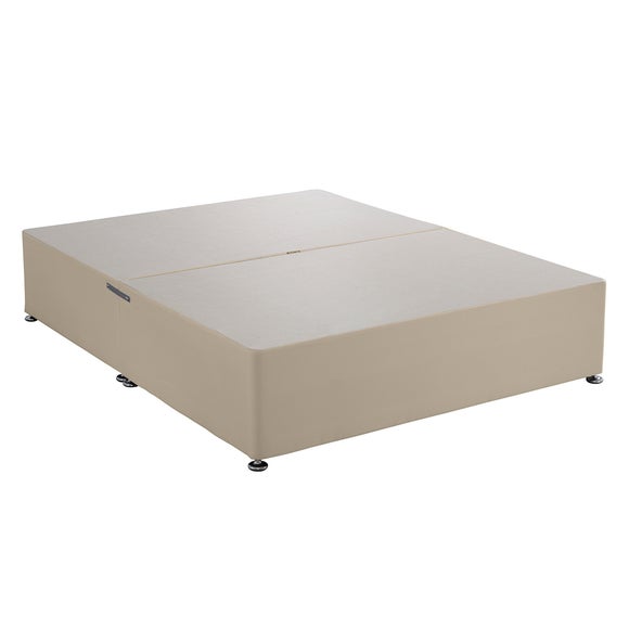 Return - Universal Linen Divan Base, King, Cream by Dunelm | ufurnish.com