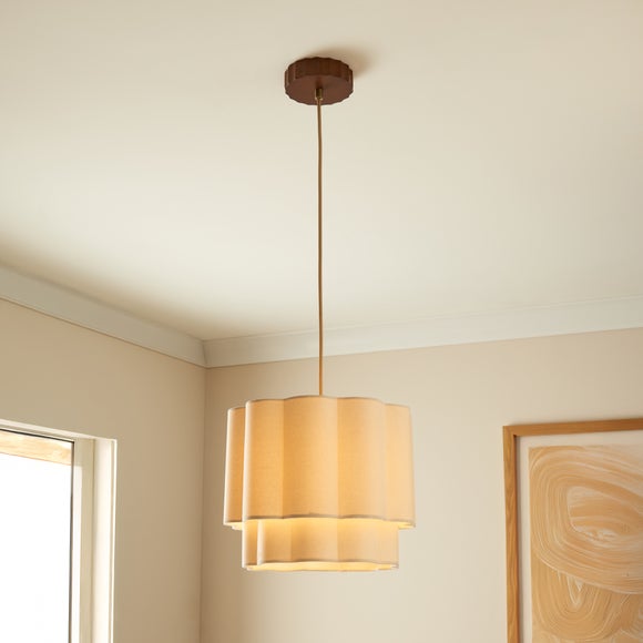 Scallop Adjustable Ceiling Light by Dunelm | ufurnish.com