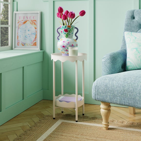 Tula Circular Side Table by Dunelm | ufurnish.com