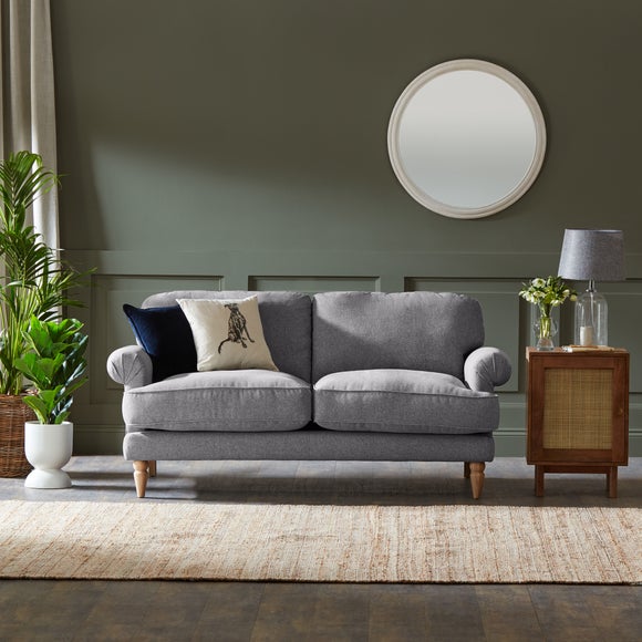Jolene Soft Texture 3 Seater Sofa by Dunelm | ufurnish.com