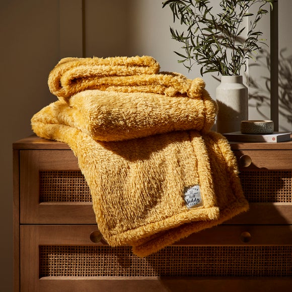 Teddy Bear Throw Blanket by Dunelm | ufurnish.com