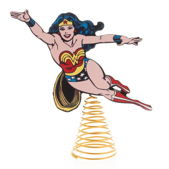 DC Comic Wonder Woman Christmas Tree Topper by Dunelm | ufurnish.com
