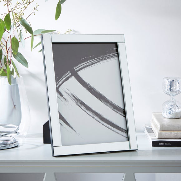 Luxe Silver Mirrored Photo Frame by Dunelm | ufurnish.com