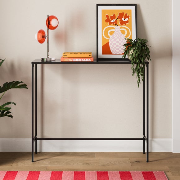 Cerano Slim Console Table, Metal by Dunelm | ufurnish.com