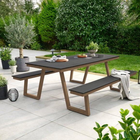 Heydon Wood Effect Picnic Bench by Dunelm | ufurnish.com