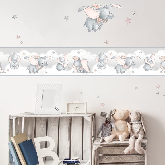 Disney Dumbo Wallpaper Border by Dunelm | ufurnish.com