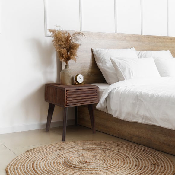 Return - Copen Side Table, Walnut by Dunelm | ufurnish.com