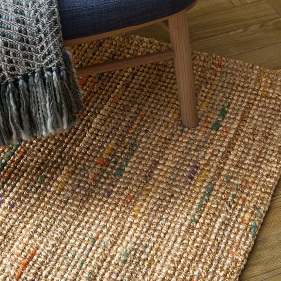 Jute Boucle Rug by Dunelm | ufurnish.com