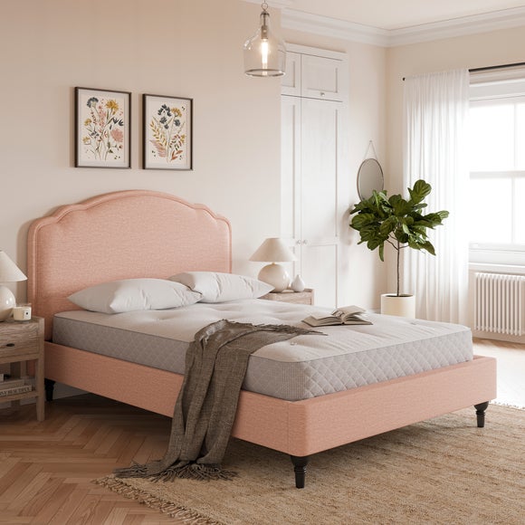 Ella Timeless Chenille Bed Frame by Dunelm | ufurnish.com