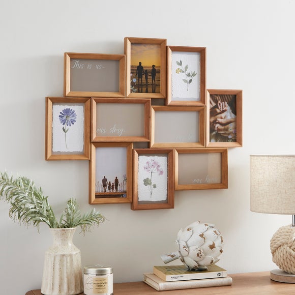 Floral Multi Photo Frame by Dunelm | ufurnish.com