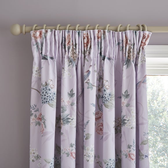 Dorma Love Bird Blackout Pencil Pleat Curtains by Dunelm | ufurnish.com