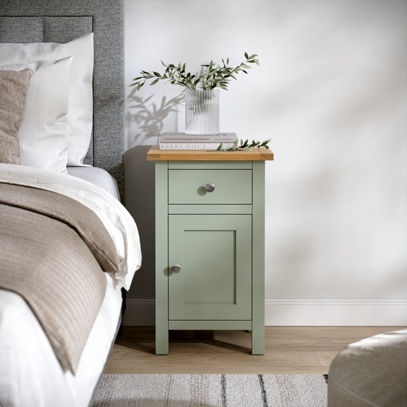 Bromley 1 Drawer & 1 Door Bedside Table by Dunelm | ufurnish.com