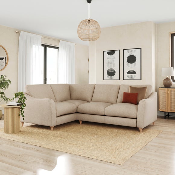 Hattie Cosy Weave Corner Unit Sofa by Dunelm | ufurnish.com