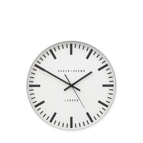 Cedar & Sage Longstone Round Wall Clock by Dunelm | ufurnish.com
