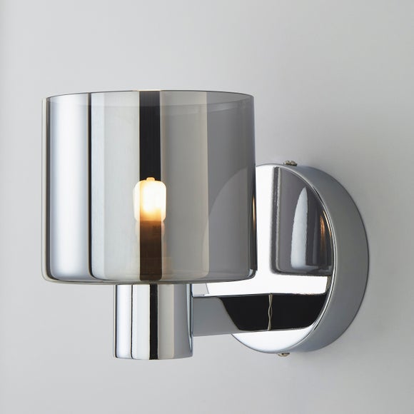 Erin Glass Wall Light by Dunelm | ufurnish.com