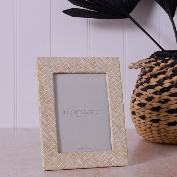 Impressions Woven Photo Frame by Dunelm | ufurnish.com