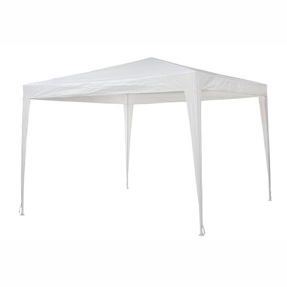 3m x 3m White Gazebo by Dunelm | uFurnish.com