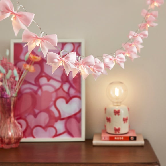 Bow 10 LED String Lights by Dunelm | ufurnish.com